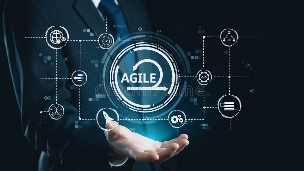 Agile Workflow And Sprint Planning In Agile Project Management Elide Stock Image Image Of