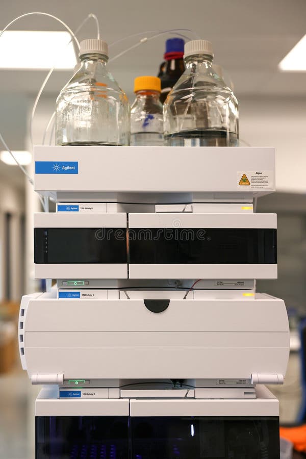 An Agilent High-Performance Liquid Chromatography (HPLC) System in a ...