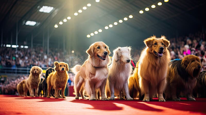 Agility dog competition stock illustration. Illustration of leash ...