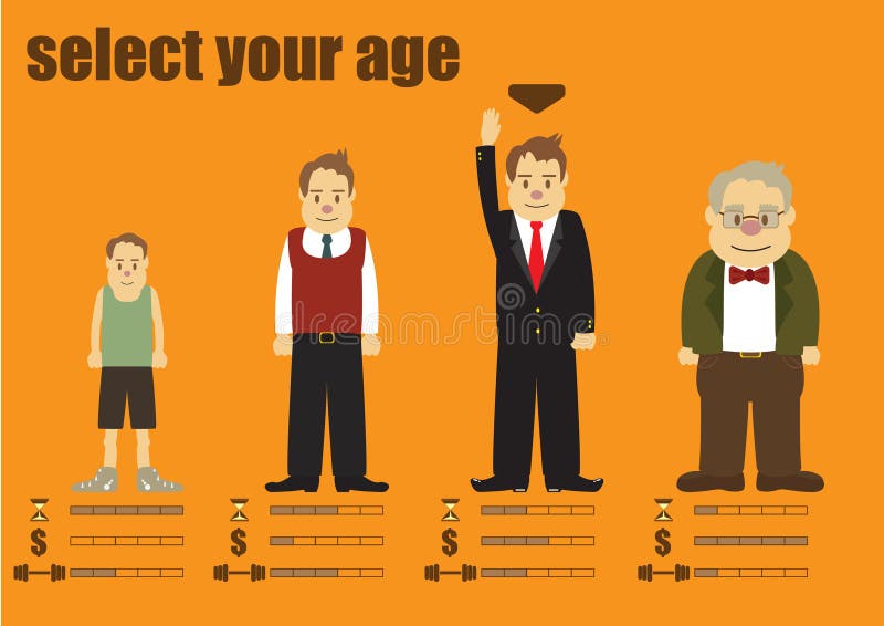 Aging is nature stock vector. Illustration of smart, nature - 55839469