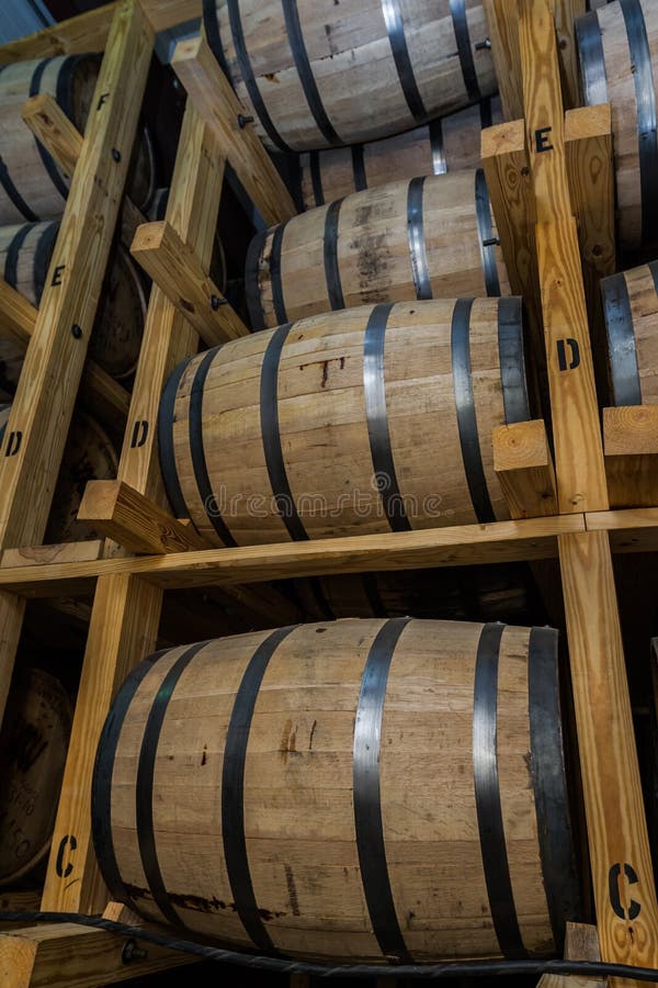 Aging whiskey stock photo. Image of distillery, numbered - 44616772