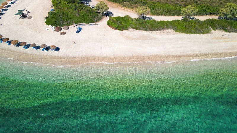 Agios Dimitrios Beach Aerial View Alonissos Stock Image - Image of ...