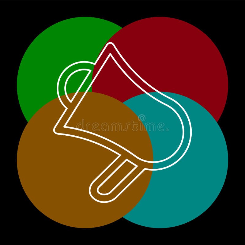 Agitation Icon. Element Illustration. Stock Vector - Illustration of ...