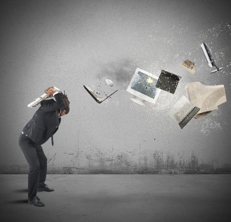 Agitato da lavoro immagine stock. Immagine di ripartizione - 51692913