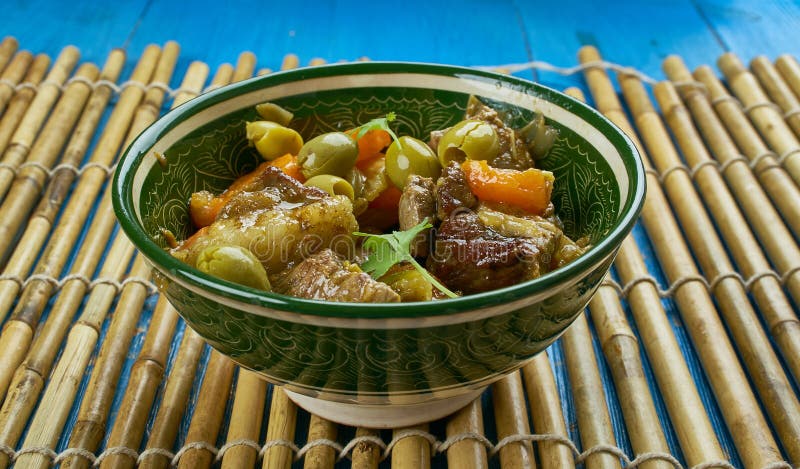 Piment marocain d'agneau image stock. Image du dîner - 134122871