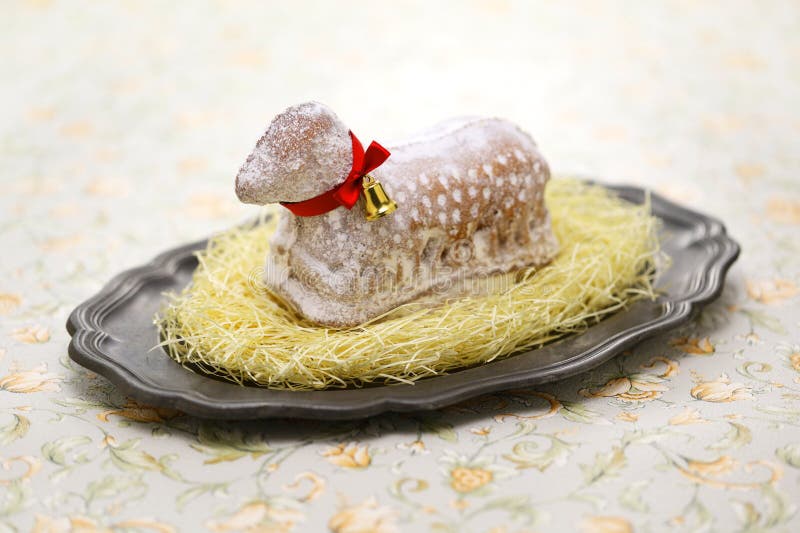 Agneau Pascal, a Sweet for Easter from Alsace, France. Stock Image ...