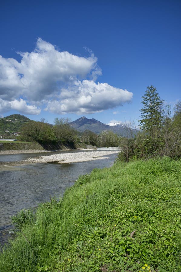 Agno river, Italy stock photo. Image of green, nature - 182632686