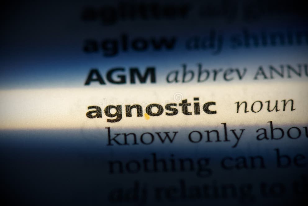 Agnostic stock photo. Image of idea, dictionary, isolated - 161577278
