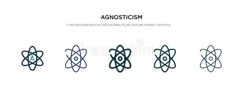 Agnosticism Icon in Different Style Vector Illustration. Two Colored ...