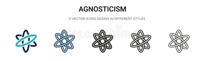 Agnosticism Icon. Trendy Flat Vector Agnosticism Icon on White B Stock ...