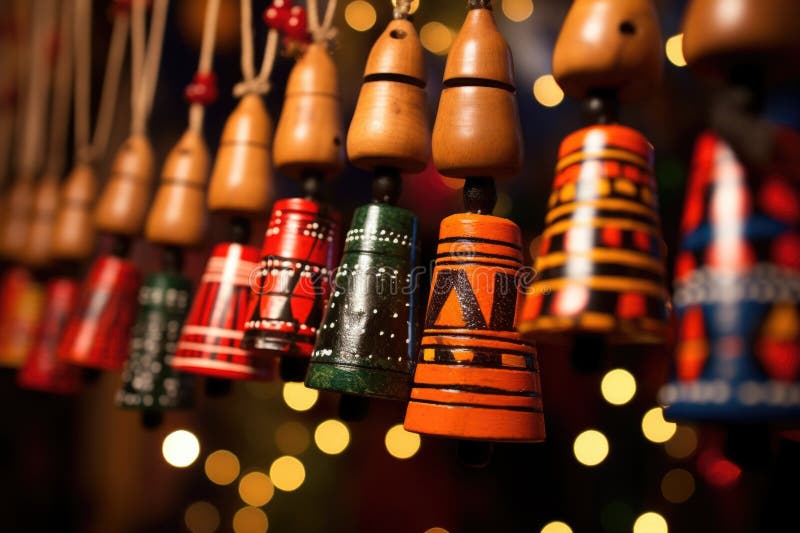 Agogo Bells for the Rhythm Section of a Kwanzaa Dance Stock ...