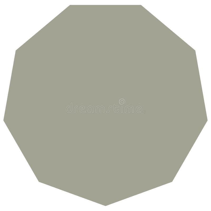 Nonagon Objects Nonagon Shape Black" Art Print For Sale By Keplercat