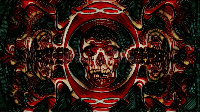Bleeding Skull Stock Illustrations – 58 Bleeding Skull Stock ...