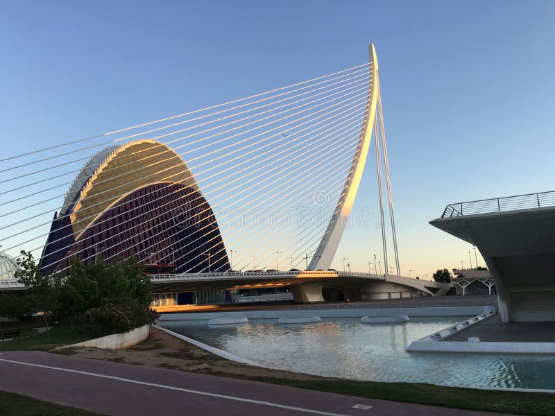 Agora, Assut De L`Or Bridge At The City Of Arts And Sciences In ...
