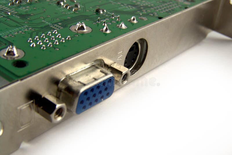 AGP card stock image. Image of cables, ports, memory, wires - 370159