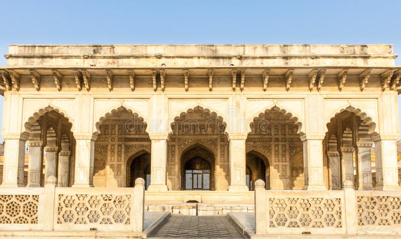 Agra Fort stock photo. Image of shapes, akbar, asian - 24654368