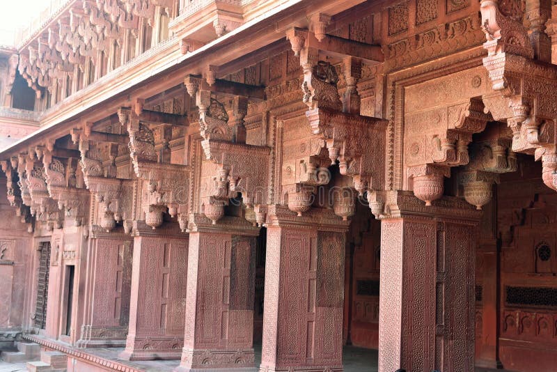Agra Fort, Agra, Uttar Pradesh, India Stock Image - Image of landmark ...