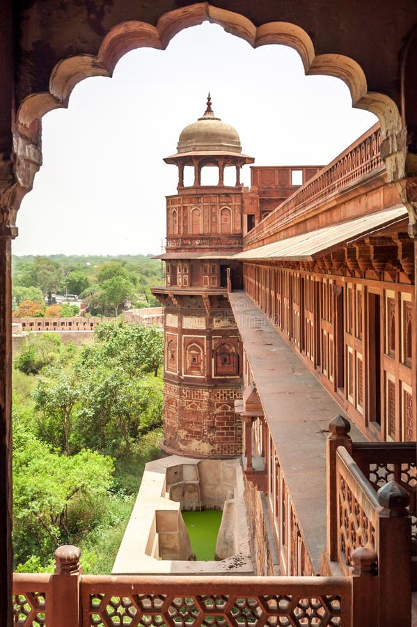 Agra Fort stock image. Image of traveling, fortification - 31913659