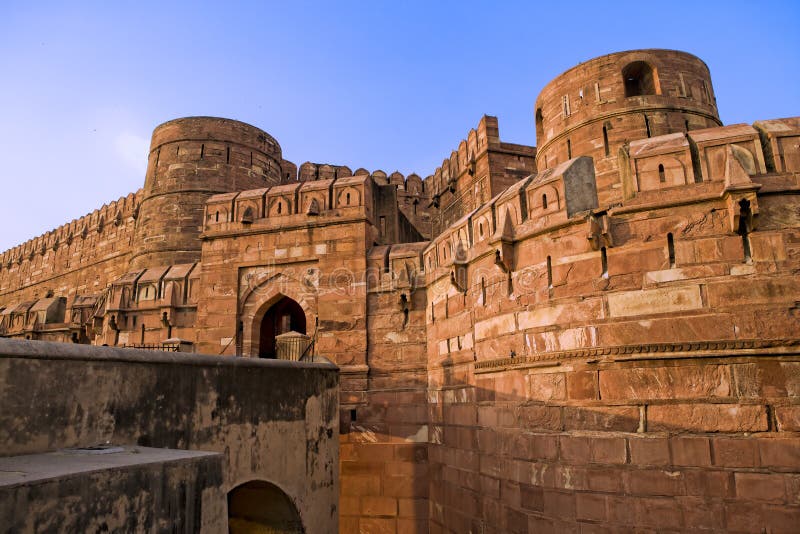 Agra Fort, India editorial stock photo. Image of islamic - 12830418