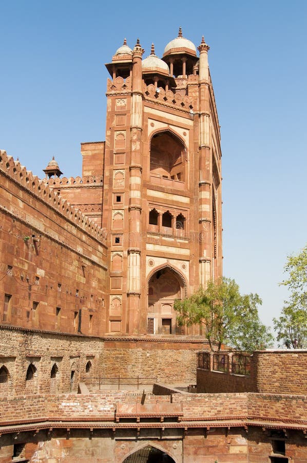 Red Fort in Old Delhi, India Stock Photo - Image of architecture, islam ...