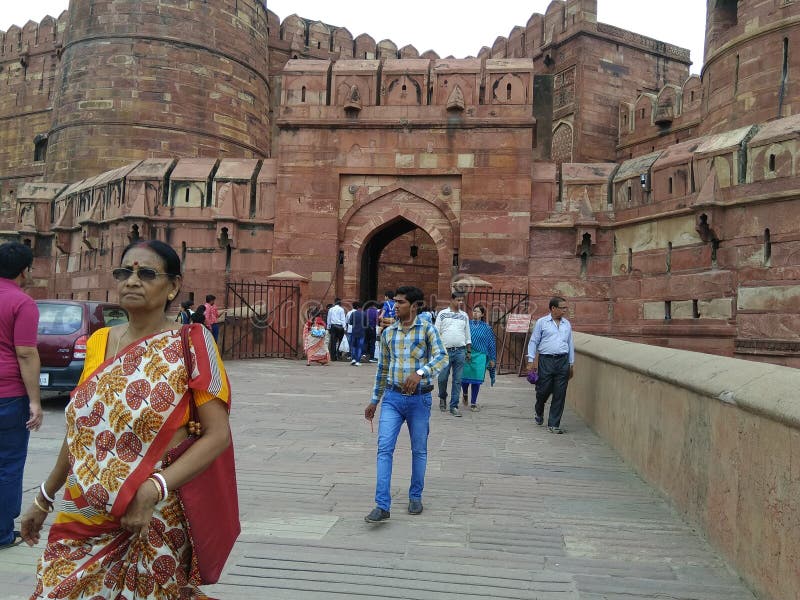 Agra Fort, India editorial photo. Image of ancient, awesome - 121965351