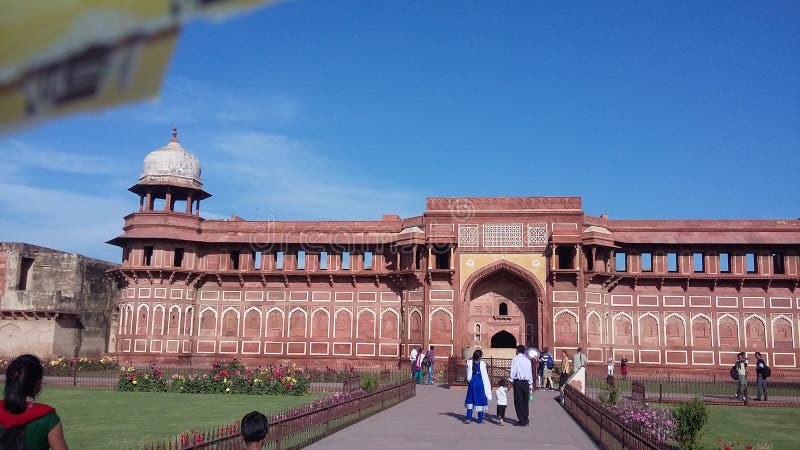 Agra Fort Inside editorial photography. Image of front - 55282212