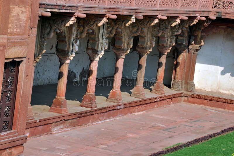 Agra Fort. stock photo. Image of asia, famous, gate, mughal - 39516366