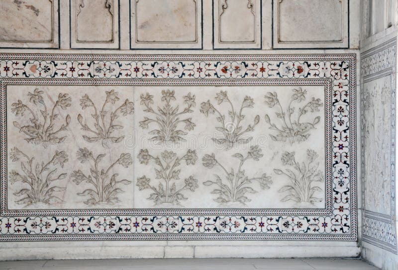 Agra Fort. stock image. Image of gate, famous, brick - 39565035