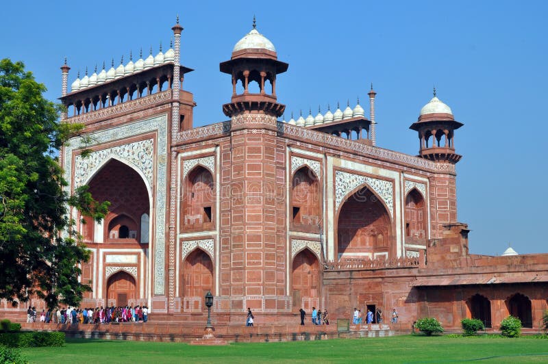 Agra Fort. stock image. Image of indian, building, colors - 39565195
