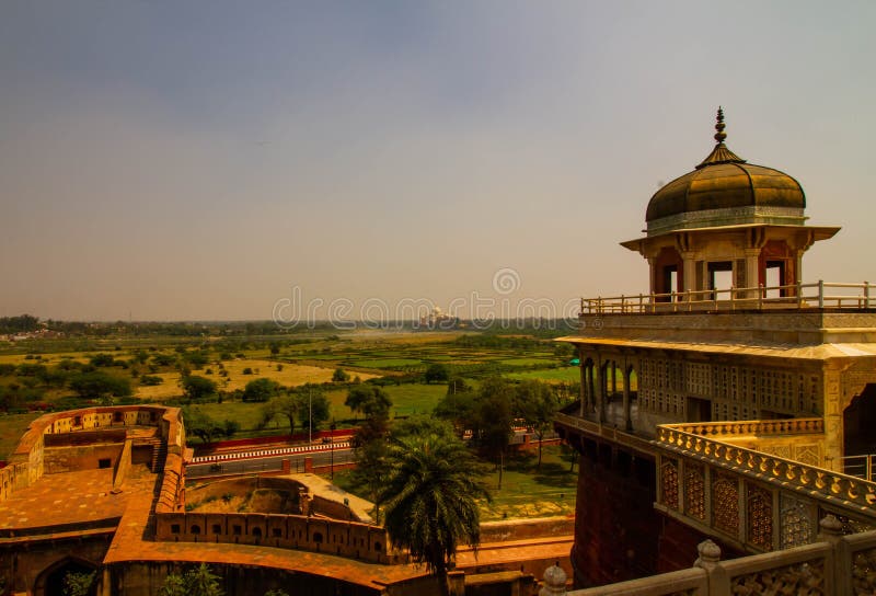 Agra fort stock photo. Image of unesco, architecture - 276852826