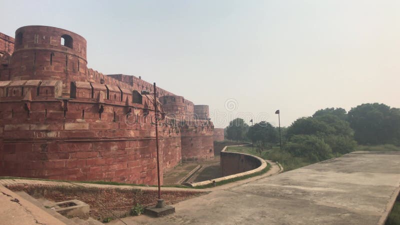 Agra, India - Agra Fort, Well-preserved Red Fort Building Part 1 Stock ...