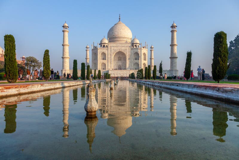 Taj Mahal in India editorial stock photo. Image of love - 281167273