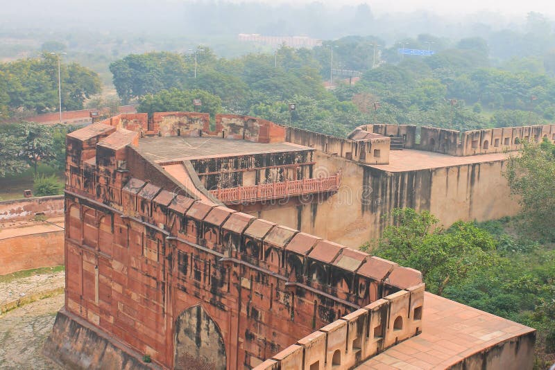Agra, India, Red Fort, an Element of the Building Editorial Photo ...