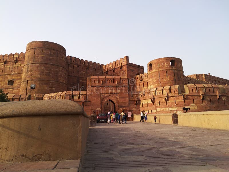 Agra red ford editorial photo. Image of ford, world - 121593896