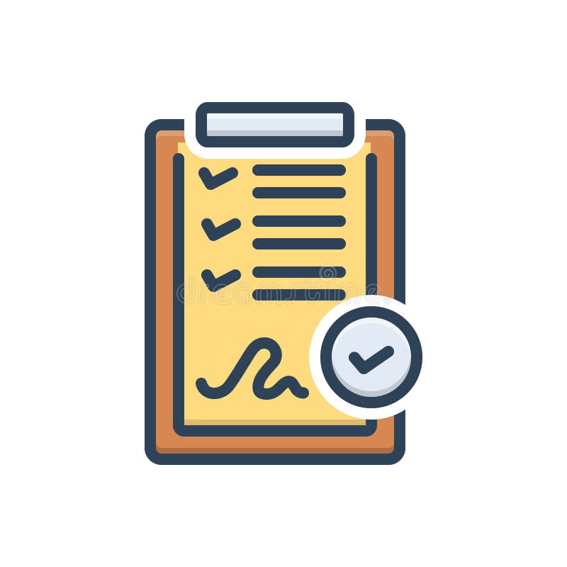 Mix Icon for Agreed, Consentaneous and Agreeable Stock Vector ...