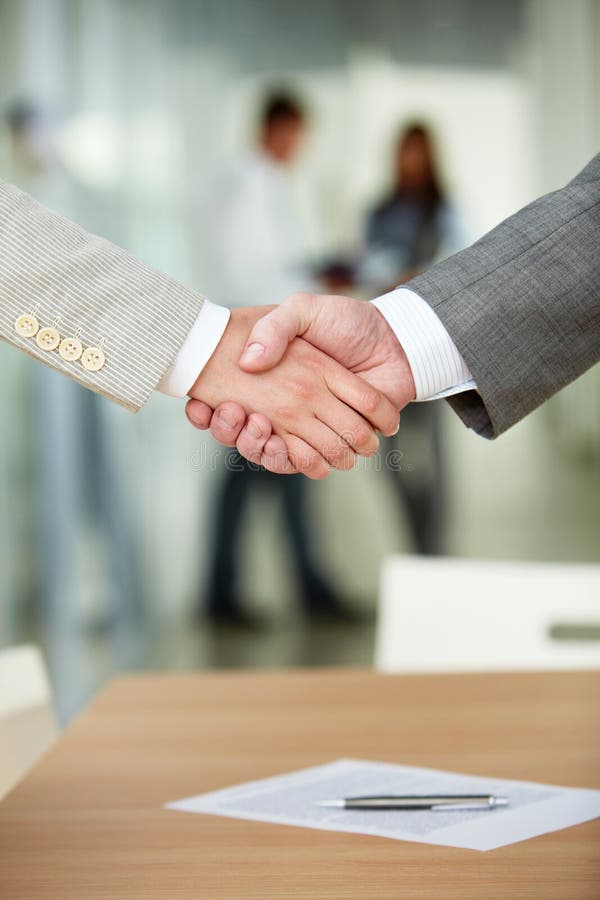 Agreement stock photo. Image of male, negotiations, female - 22208238