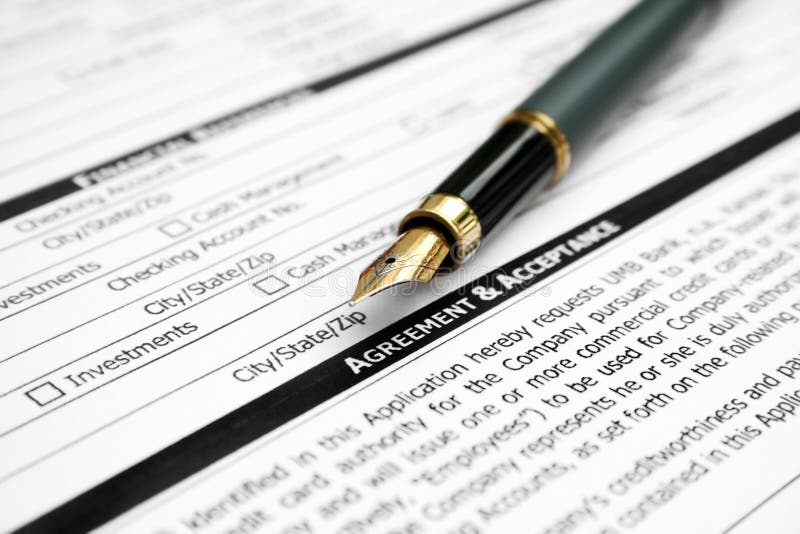 Agreement and acceptance stock photo. Image of file, note - 15445688