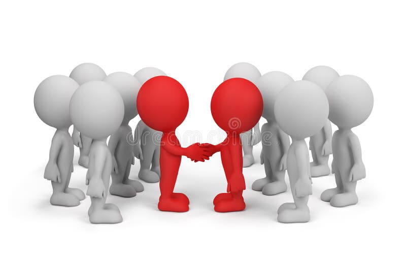 Agreement On Cooperation Stock Illustration - Image: 41600626