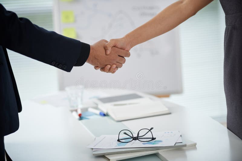 Agreement stock image. Image of business, greeting, entrepreneur ...