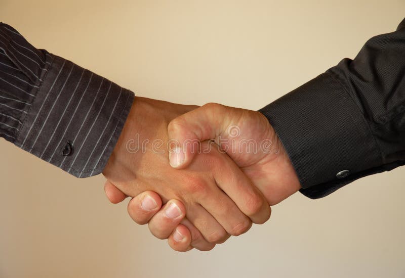 Agreement - handshake. stock image. Image of fingers - 12719009