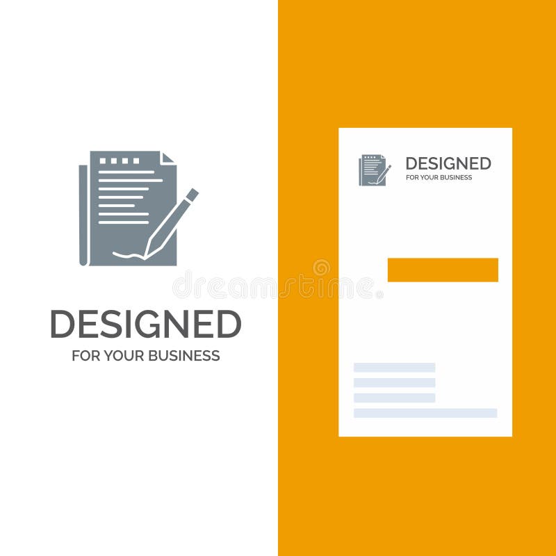 Agreement, Report, Form, Layout, Paper Grey Logo Design and Business ...