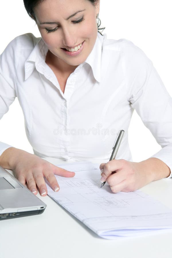 Agreement Sign Woman Signing Document Stock Image - Image of hand ...