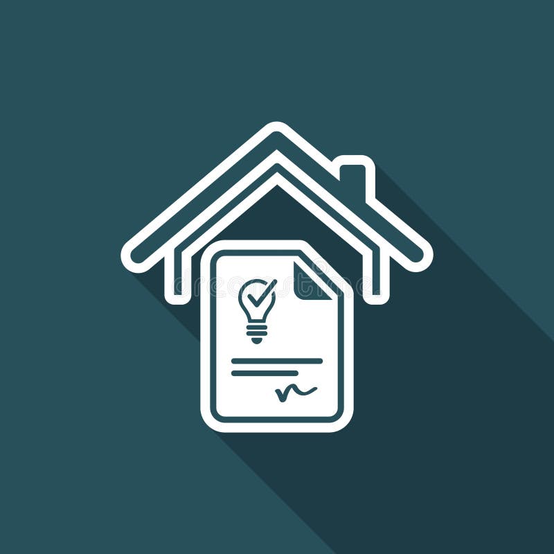 Agreement for the Supply of Electricity - Vector Web Icon Stock Vector ...