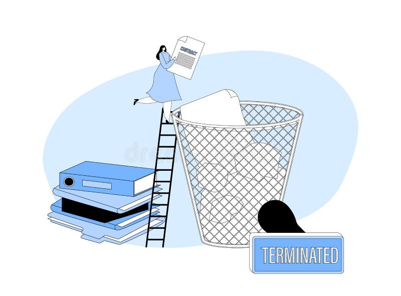 Termination Cartoon Stock Illustrations – 624 Termination Cartoon Stock ...