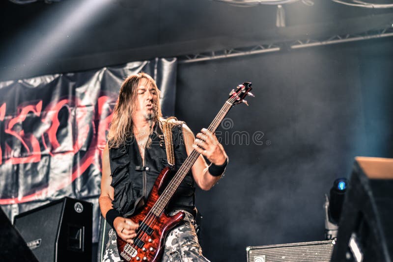 Agressor Hellfest 2016 Heavy Metal Band Editorial Photo - Image of ...