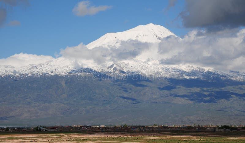 Agri Mountain - TURKEY stock image. Image of cloud, mountain - 265538419