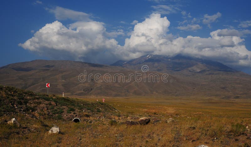 Agri Mountain - TURKEY stock image. Image of morning - 265538651