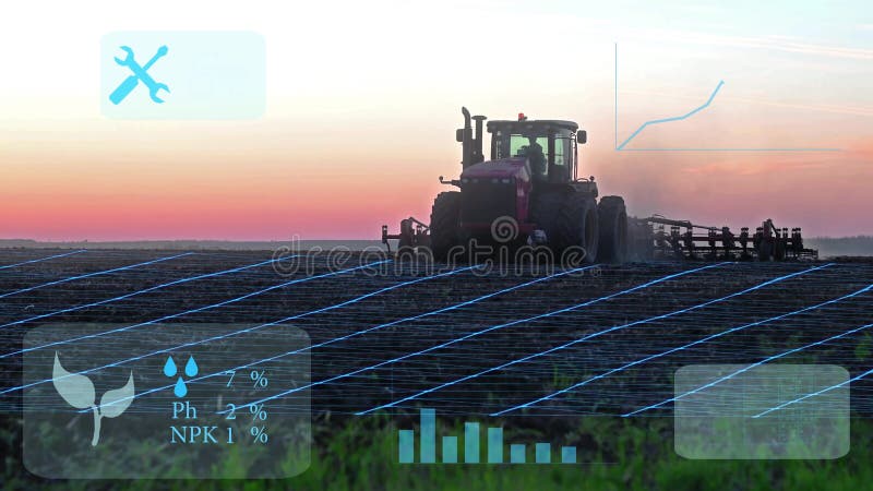 Agricultural Automation and Technologies. Field Cultivation with a ...