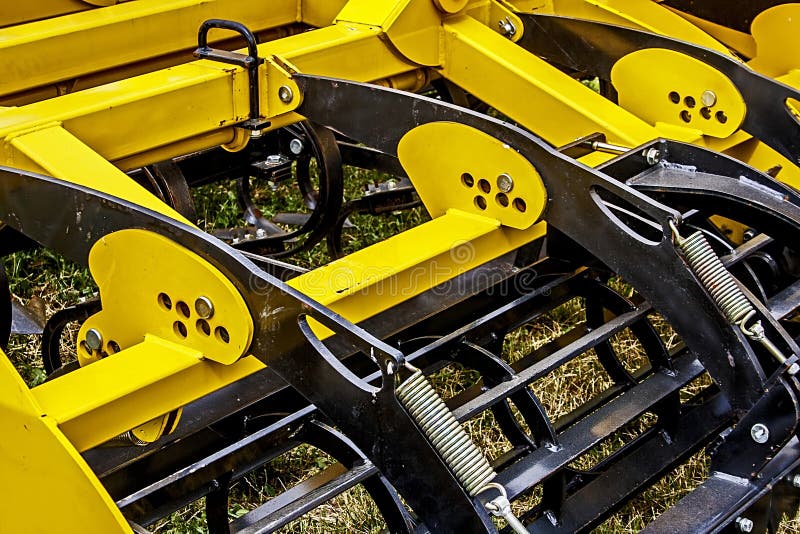 Agricultural Equipment. Detail 18 Stock Image - Image of industry ...