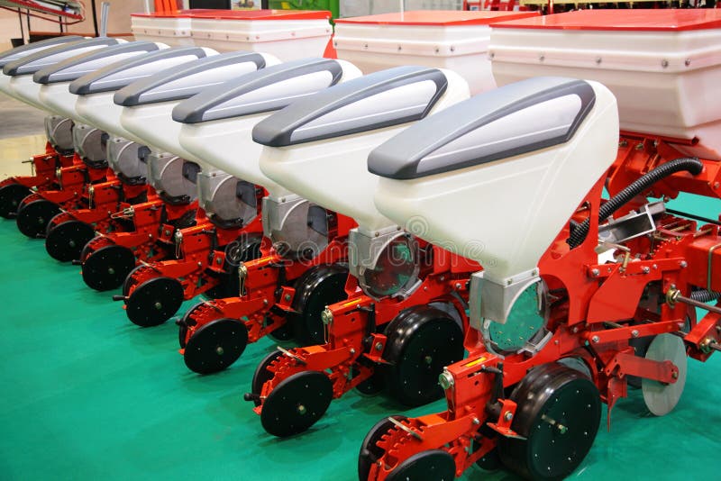 Agricultural Equipment for Fertilizer of Field Stock Photo - Image of ...